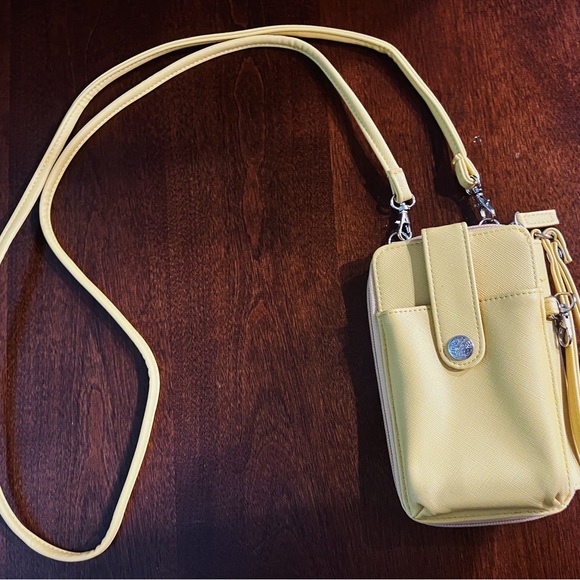 Bags | Small Yellow Phone Purse | Poshmark